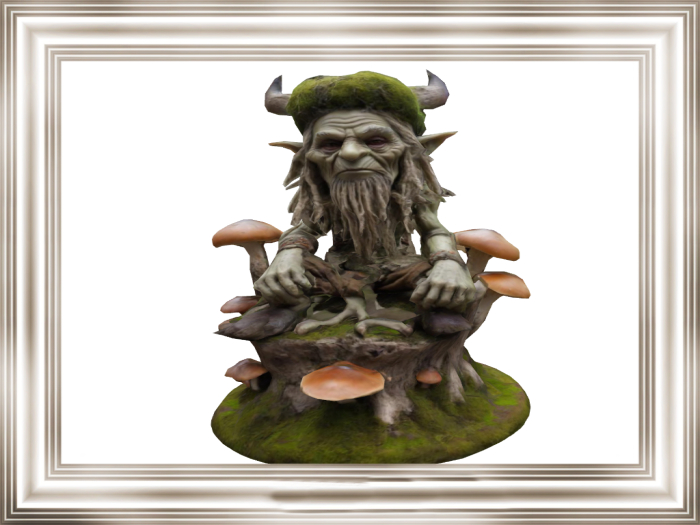 Second Life Marketplace - HB: Gnarly Goblin Troll Statue FULL PERM
