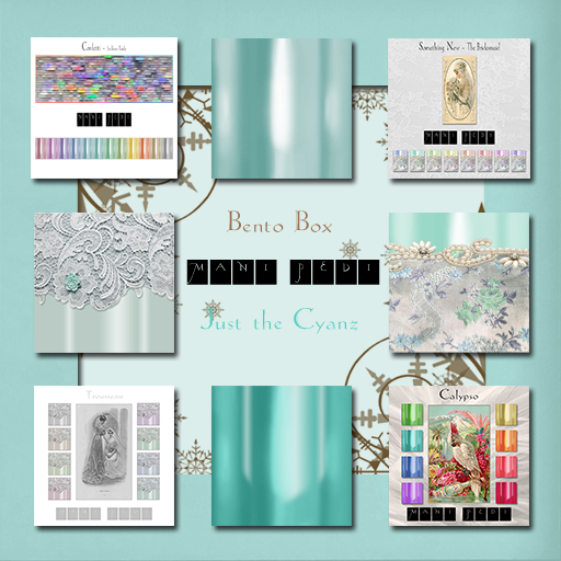 Second Life Marketplace - ~Mani Pedi~ Bento Box - Just the Cyanz Reborn HU