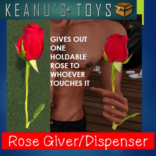 Second Life Marketplace - Rose Dispenser Giver Valentine's day gift giver