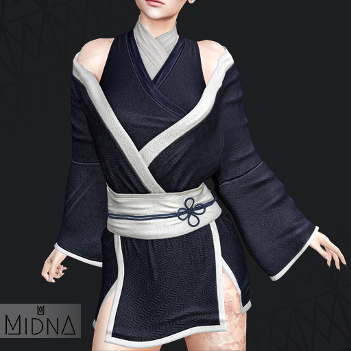 Second Life Marketplace - MIDNA - Rina Outfit - DARK BLUE [ADD]
