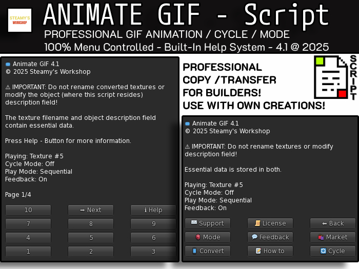 Second Life Marketplace - Animate GIF