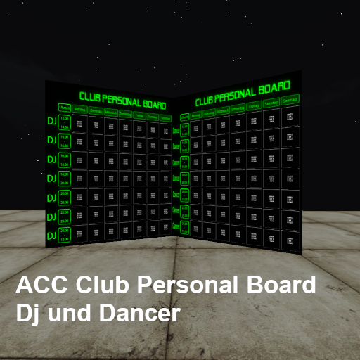 Second Life Marketplace - ACC Personal Board Dancer 2025