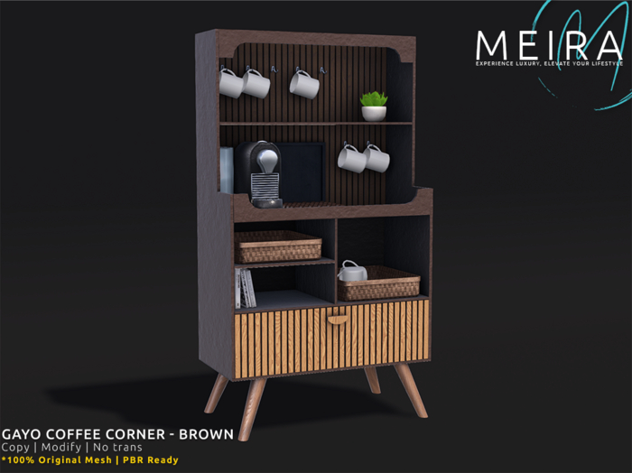 Second Life Marketplace - Gayo Coffee Corner - Brown