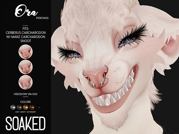 Second Life Marketplace - Soaked // Ora Piercing