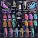 Second Life Marketplace - 26.Loki - Neon Skeleton GACHA - Black&Purple ...