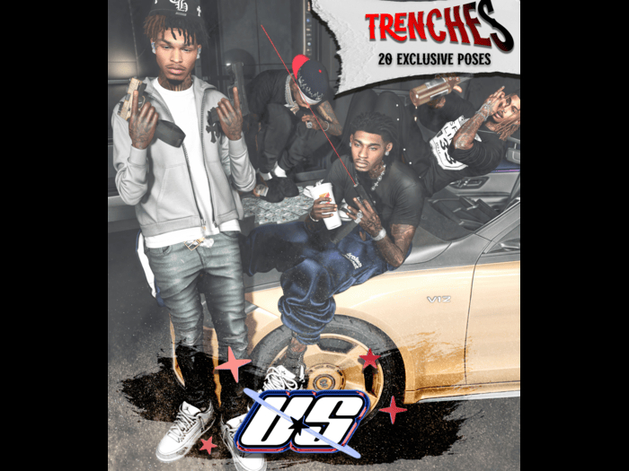 Second Life Marketplace - [US] TRENCHES POSE BRACKET