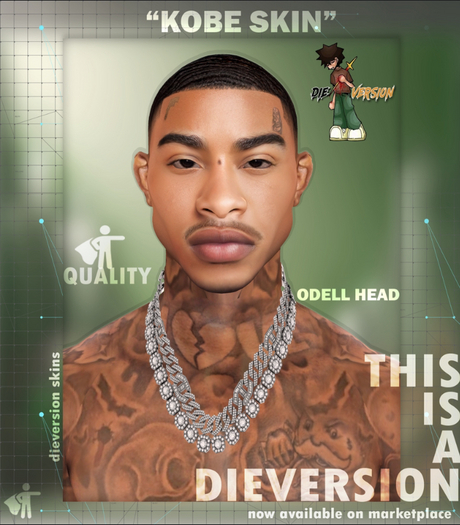 Second Life Marketplace - /DV/ Kobe Skin (Odell)