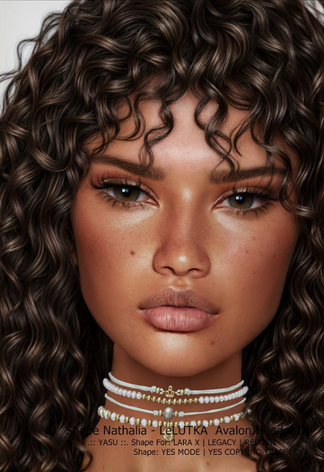 Second Life Marketplace - Shape Nathalia - LeLUTKA Avalon Head 4.0