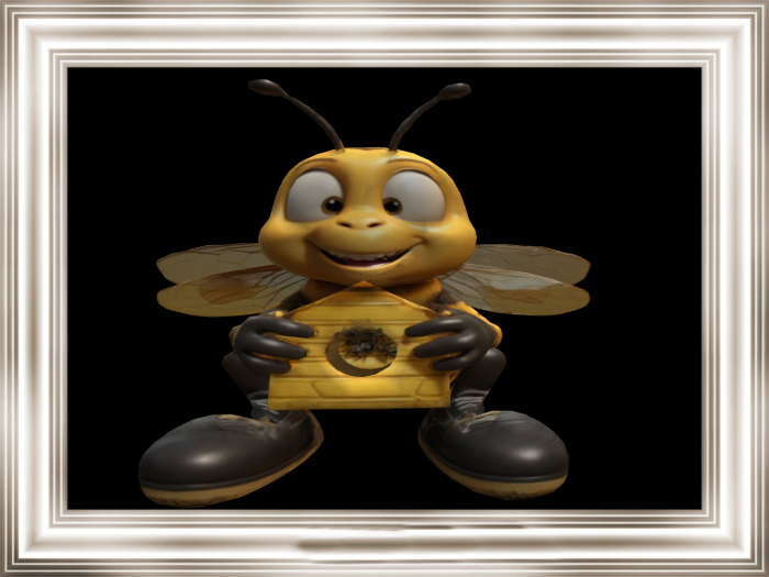 Second Life Marketplace - HB: Funny Bee with Hive FULL PERM