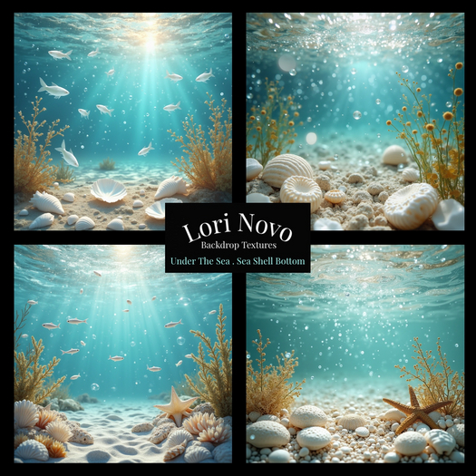 Second Life Marketplace - LORI NOVO . Under The Sea . Sea Shell Bottom