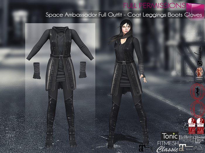Second Life Marketplace - Full Perm Female Apocalyptic Dystopian Urban ...