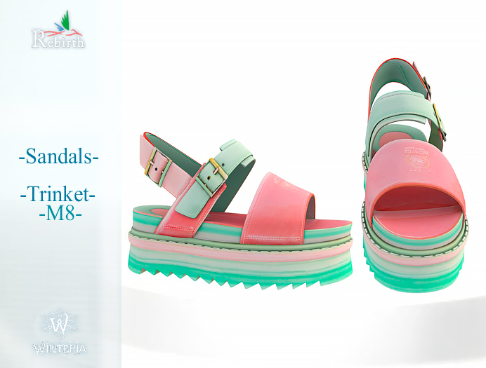 Second Life Marketplace - Sandals-Trinket-M8-Rebirth