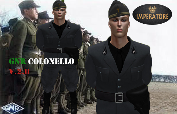 Second Life Marketplace - GNR COLONELLO UNIFORMI NEW MODEL