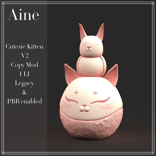 Second Life Marketplace - Aine - Cutesie Kitten V2 (ADD)