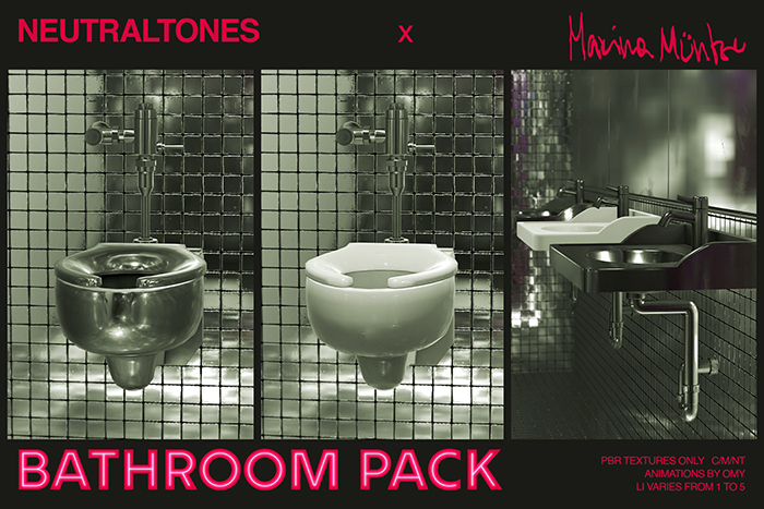 Second Life Marketplace - $NT x Marina Munter - Bathroom Pack (packed)