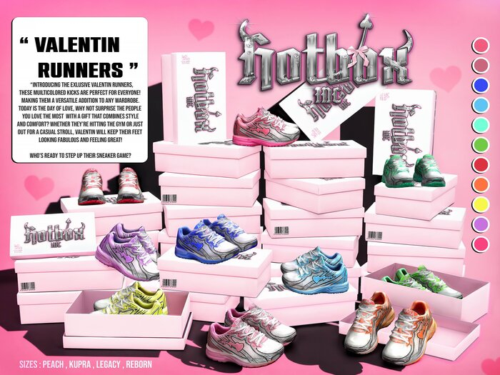 Second Life Marketplace - HB - " valentin " runners yellow