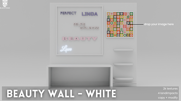 Second Life Marketplace - [BR] BEAUTY WALL- WHITE