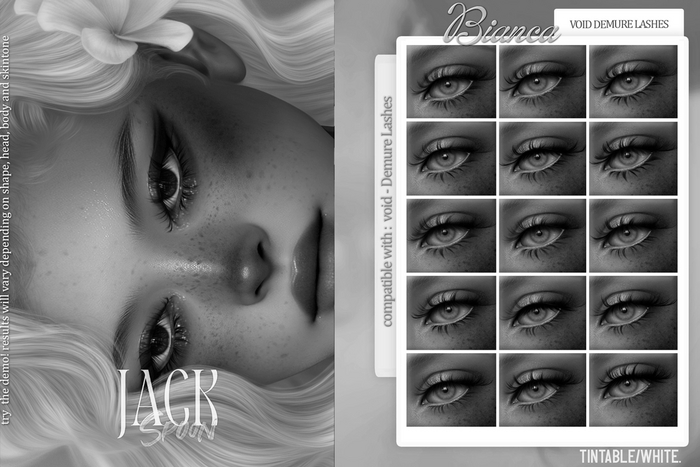 Second Life Marketplace - [demo] Jack Spoon. Bianca Demure Lashes [Void ...