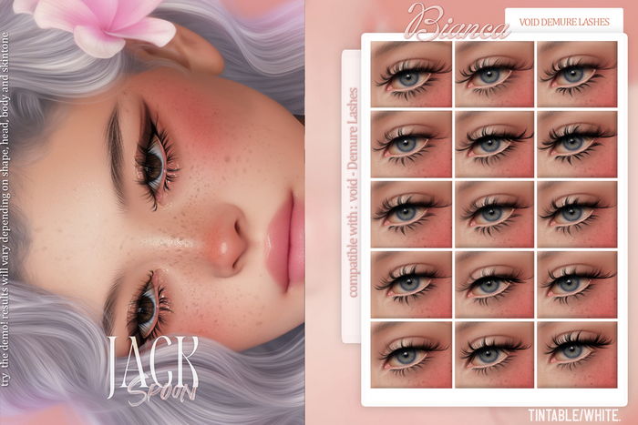 Second Life Marketplace - Jack Spoon. Bianca Demure Lashes [Void Demure ...