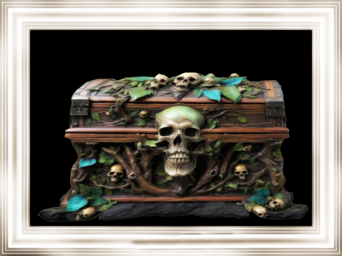 Second Life Marketplace - HB: Skull Chest Statue FULL PERM