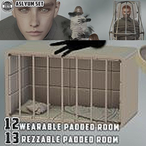 Second Life Marketplace - 13.[Since1975] Asylum - Rezzable Padded Room