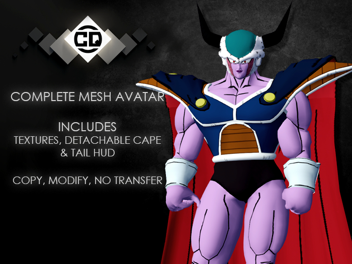 Second Life Marketplace - .:CQ:. King Cold Frieza Bento Avatar