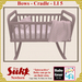 Second Life Marketplace - Suki Animesh Baby - INT Bows Cradle (Boxed)