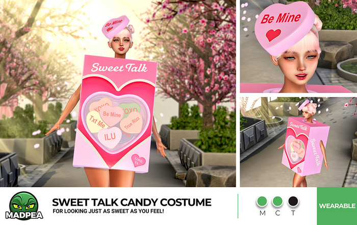 Second Life Marketplace - MadPea Sweet Talk Candy Costume
