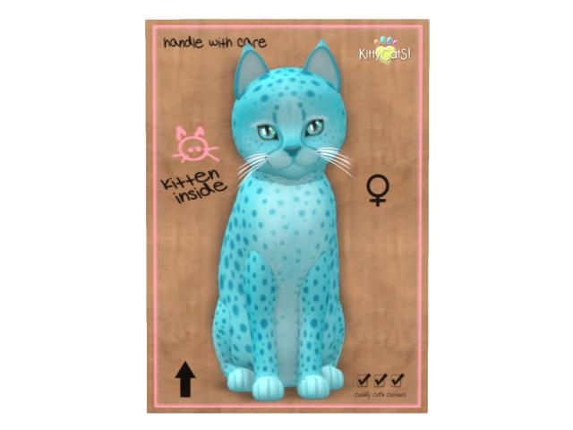 Second Life Marketplace - KittyCatS Box - 8T - F - Cheetah! - Blue ...