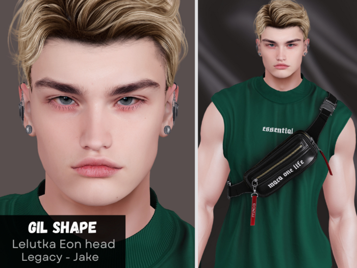 Second Life Marketplace - -[Stanley] Gil Shape Eon - Lelutka Eon Head Evox