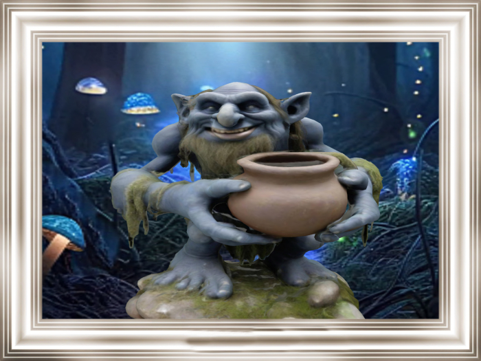 Second Life Marketplace - HB: Troll w/ pot Statue FULL PERM