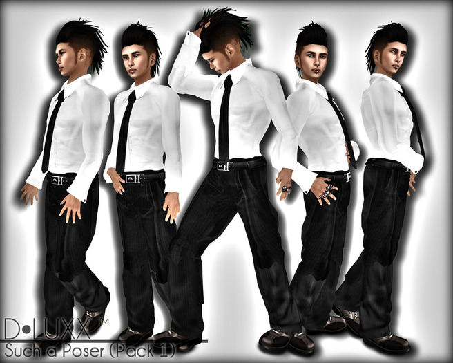 Second Life Marketplace - D.Luxx Poses - [M] Such a Poser [Pack 1] (5 ...