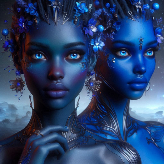 Second Life Marketplace - FULL PERM BLUE FANTASY ROLE PLAY SKIN ...