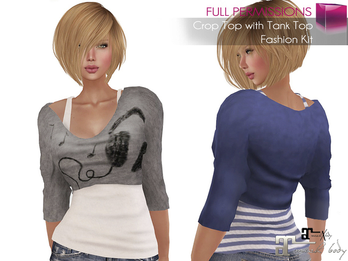 Second Life Marketplace Maitreya 5 3 Larax Full Perm Fitmesh Crop Top