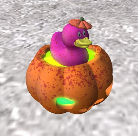 Second Life Marketplace - DFS Female Duck - Pumpkin Guts (Halloween 2022)