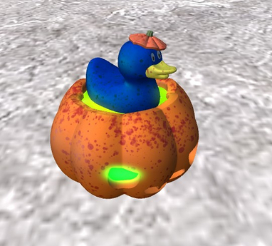 Second Life Marketplace - DFS Male Duck - Pumpkin Guts (Halloween 2022)