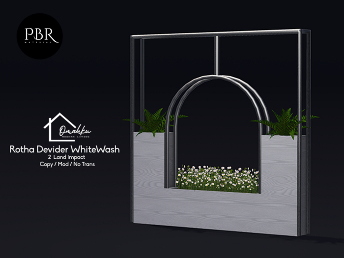 Second Life Marketplace - OMAHKU - Rotha Devider WhiteWash