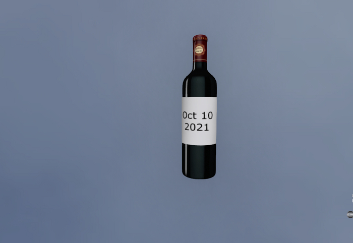 Second Life Marketplace - DFS Winery - Merlot Red Wine 2021 NOT FINALIZED