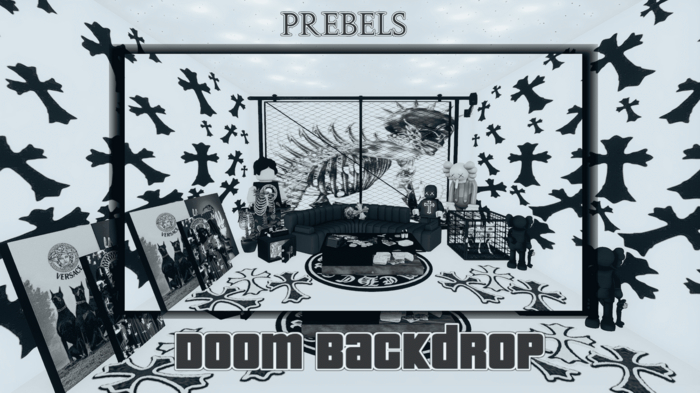 Second Life Marketplace - [Prebels] Doom Premade Backdrop (REZZED ONLY!)
