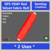 Second Life Marketplace - DFS Vday Red Velvet Fabric Roll ACTUAL ITEM