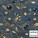 Second Life Marketplace - Blue Linen Encrusted With Gems Seamless Texture