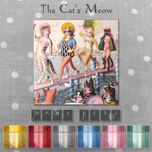 Second Life Marketplace - ~Mani Pedi~ The Cat'z Meow Polish - Reborn HUD