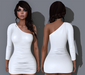 Second Life Marketplace - Full perm mesh One sleeve mini dress,TMP ...