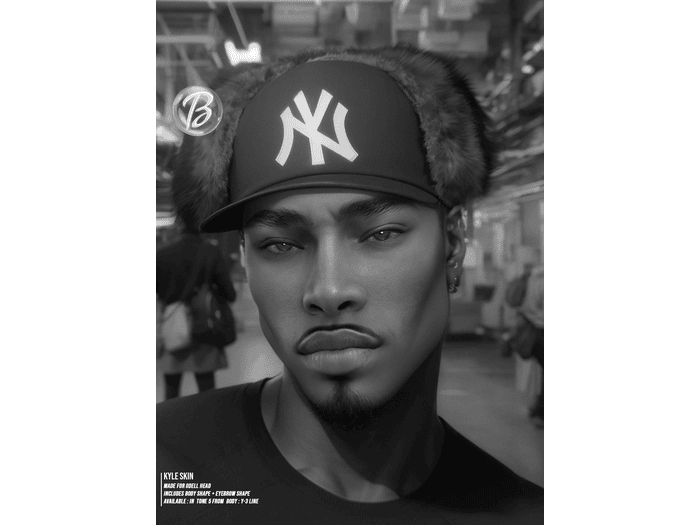 Second Life Marketplace - Bare - Kyle Skin Odell (Y-3 tone 5) Demo Add Me!