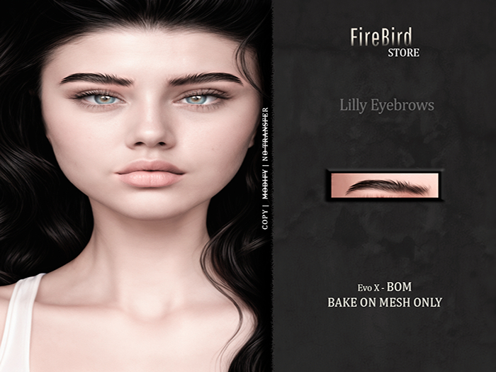 Second Life Marketplace - [FB]* Lilly Eyebrows EvoX - DEMO