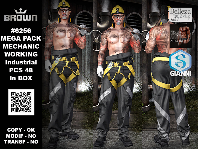 Second Life Marketplace - 6256 MEGA PACK MECHANIC - WORKING Industrial ...