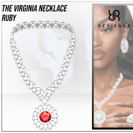 Second Life Marketplace - Revienne: The Virginia Necklace [RUBY]