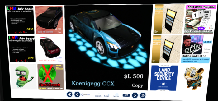Second Life Marketplace - Machinima Affilate vendor 2025