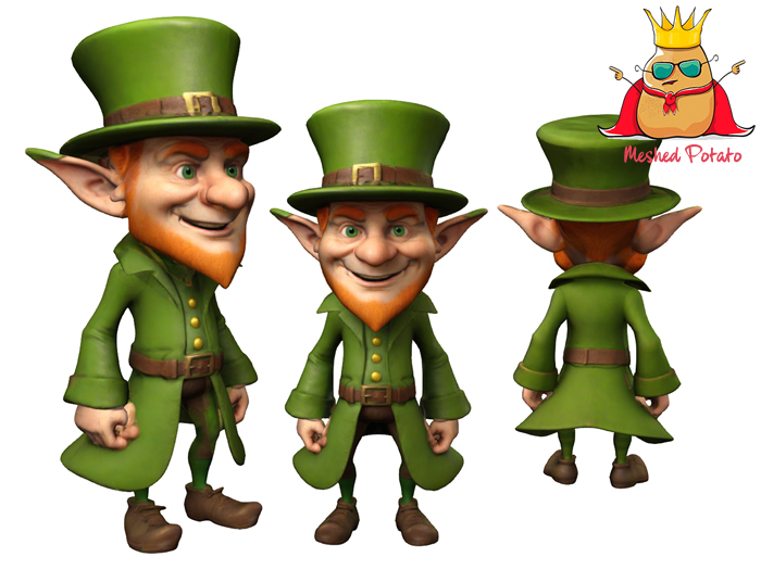 Second Life Marketplace - St. Patrick's Day Leprechaun 5 Full Perm