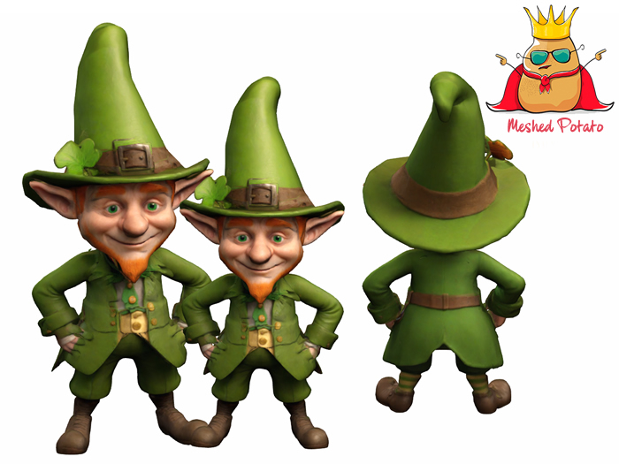 Second Life Marketplace - St. Patrick's Day Leprechaun 7 Full Perm